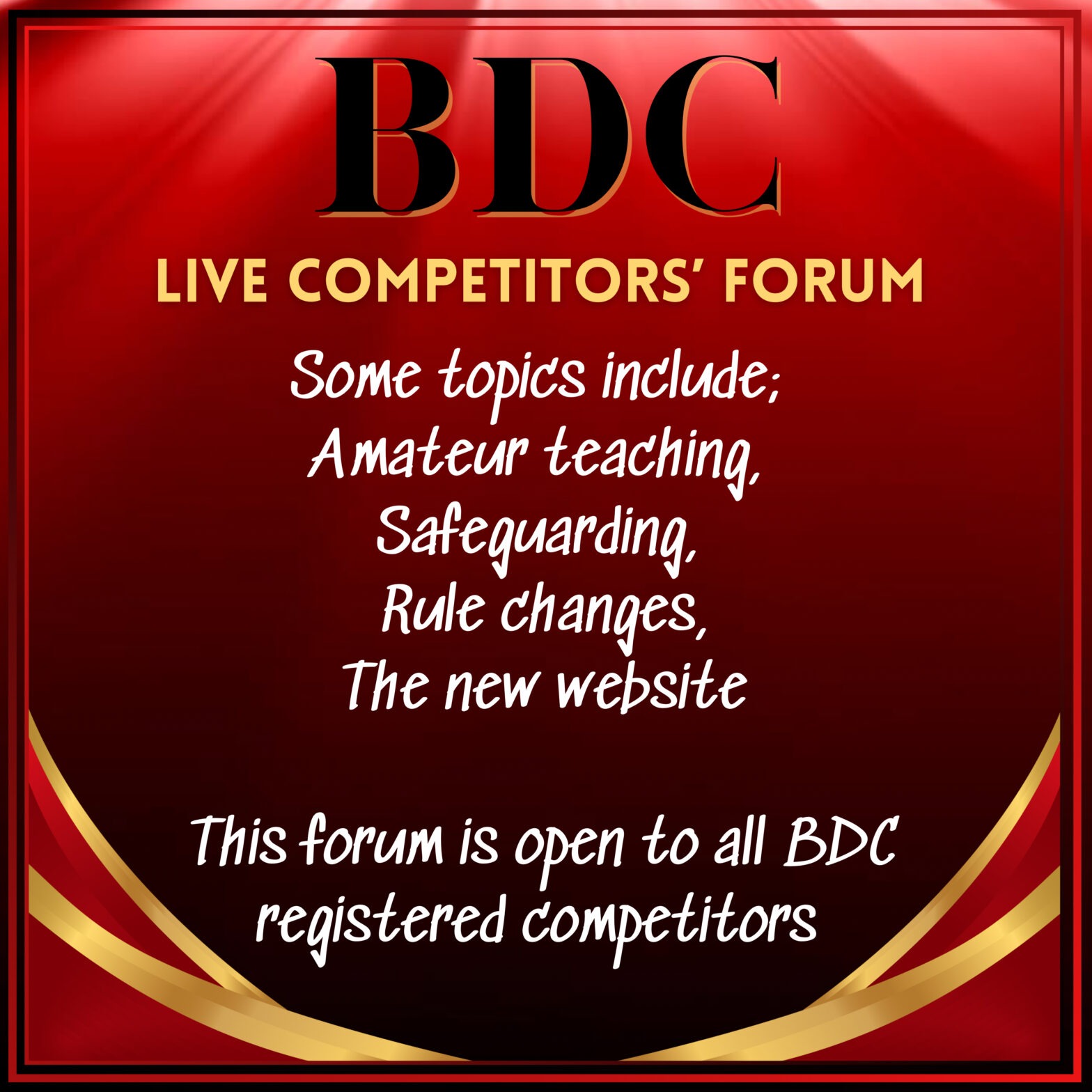 Forums - British Dance Council