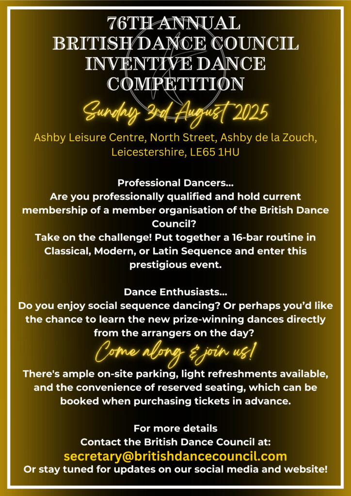 Sequence Home Page - British Dance Council