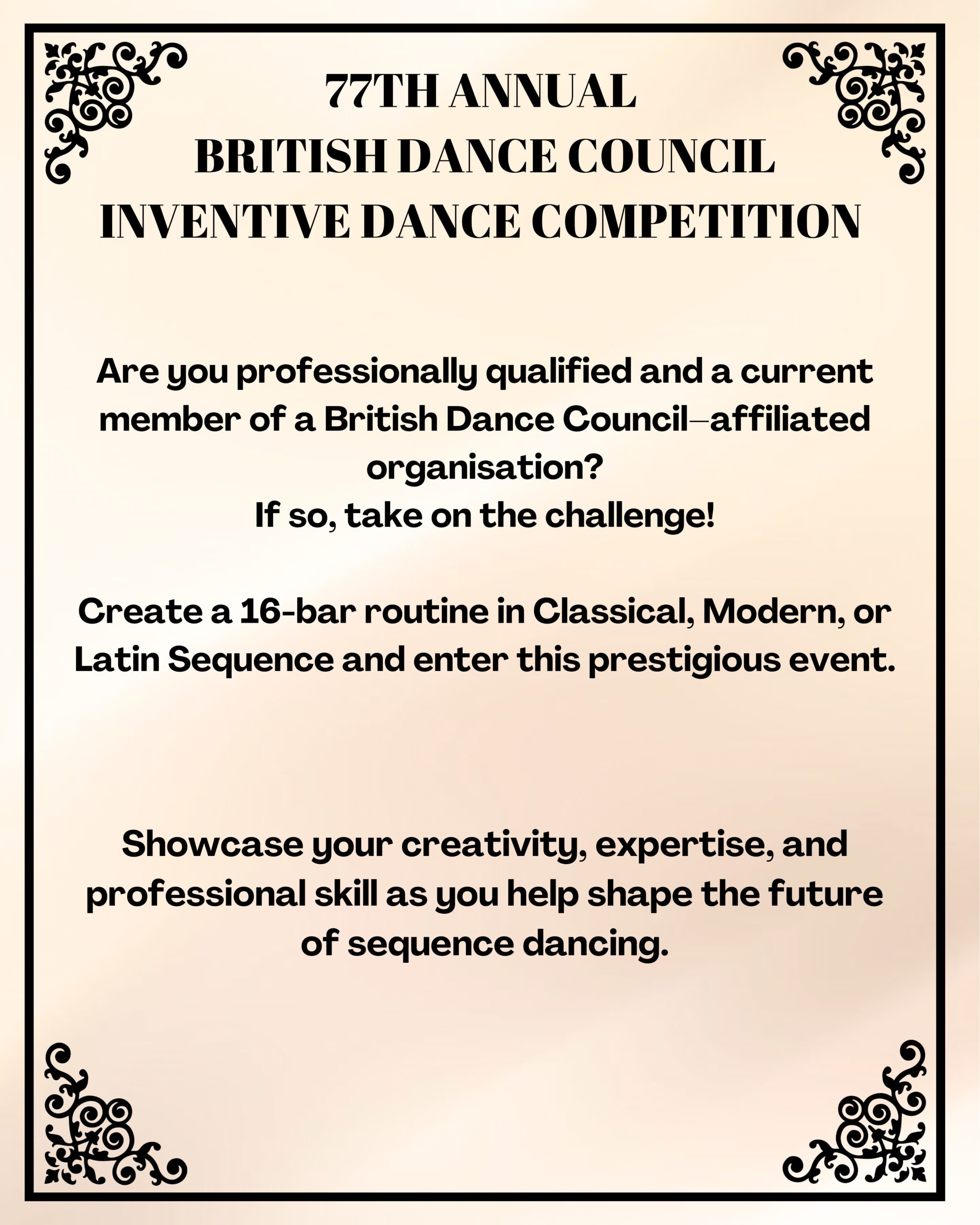 Sequence Home Page - British Dance Council
