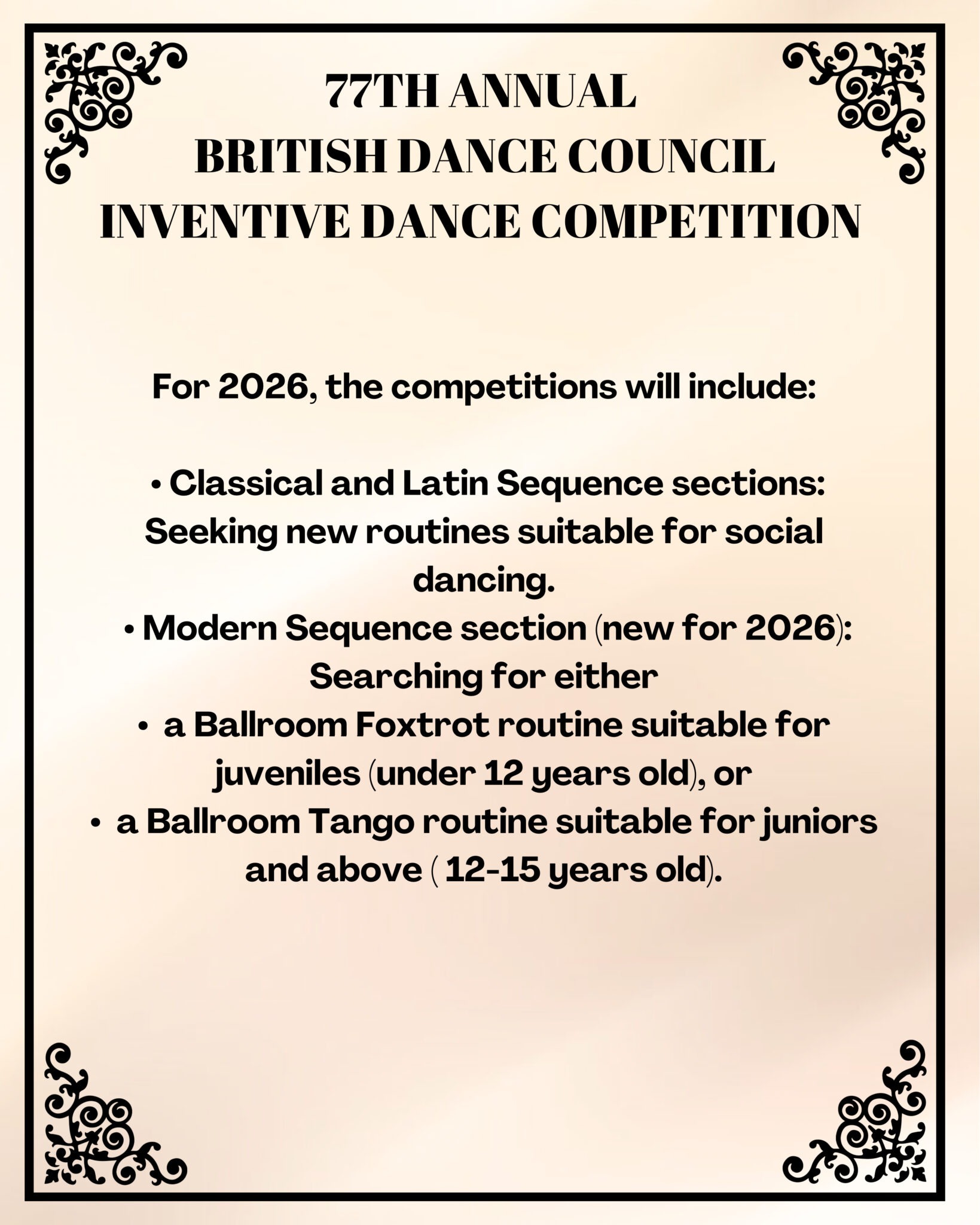 Sequence Home Page - British Dance Council