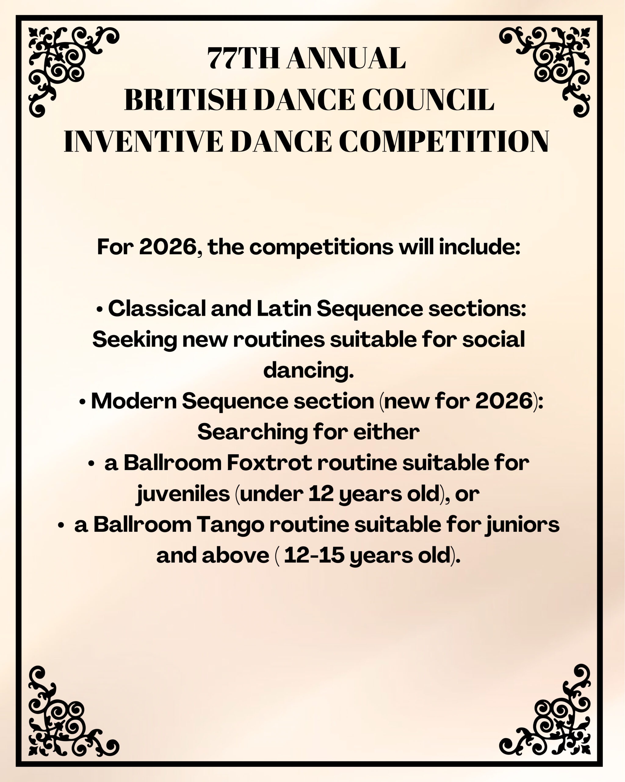 Sequence Home Page - British Dance Council
