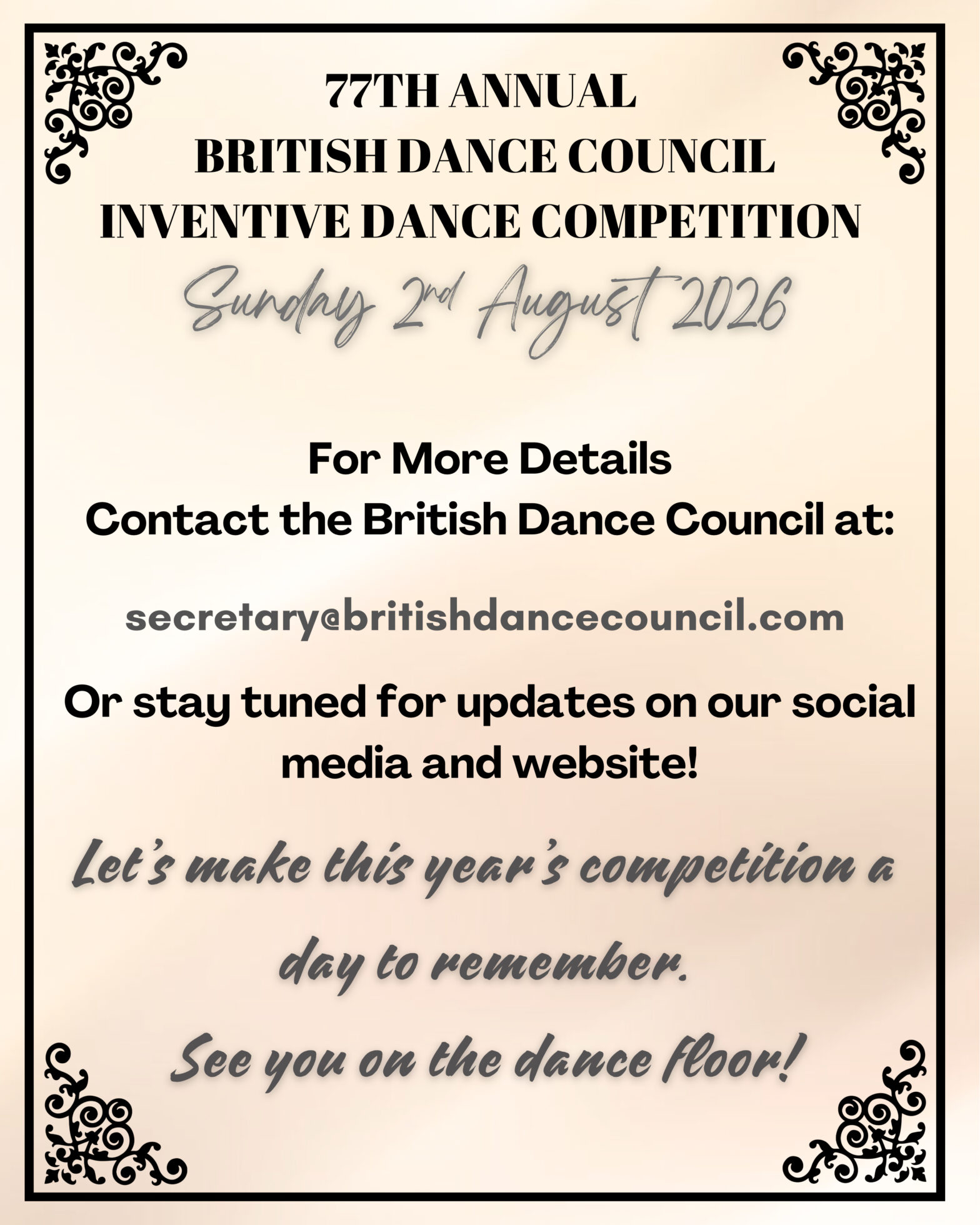 Sequence Home Page - British Dance Council